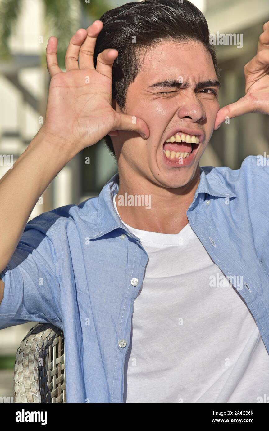 Goofy Adult Male Stock Photo - Alamy