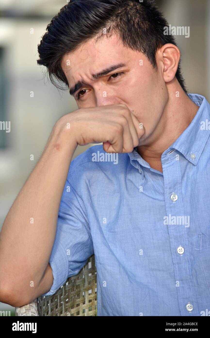 Crying Filipino Person Stock Photo - Alamy