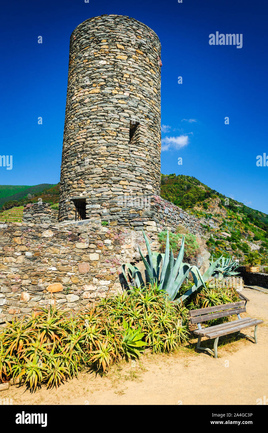 Doria Castle, Cinque Terre, Liguria, Italy Stock Photo - Alamy