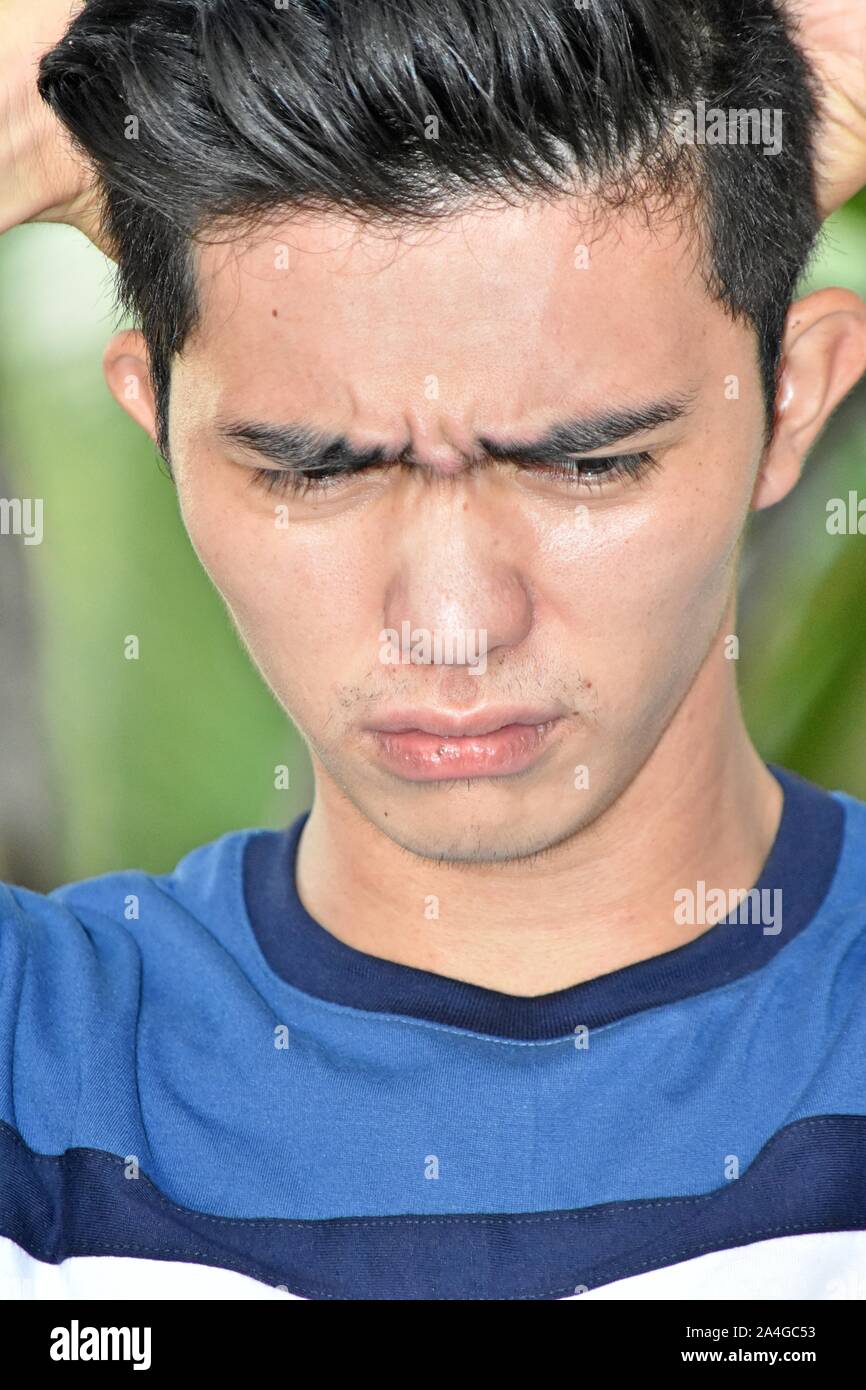 Worried handsome hi-res stock photography and images - Alamy