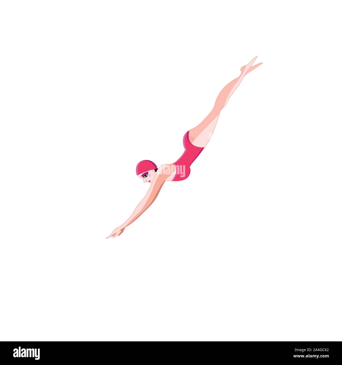 Swimming design swimmer design creative Stock Vector Images - Alamy