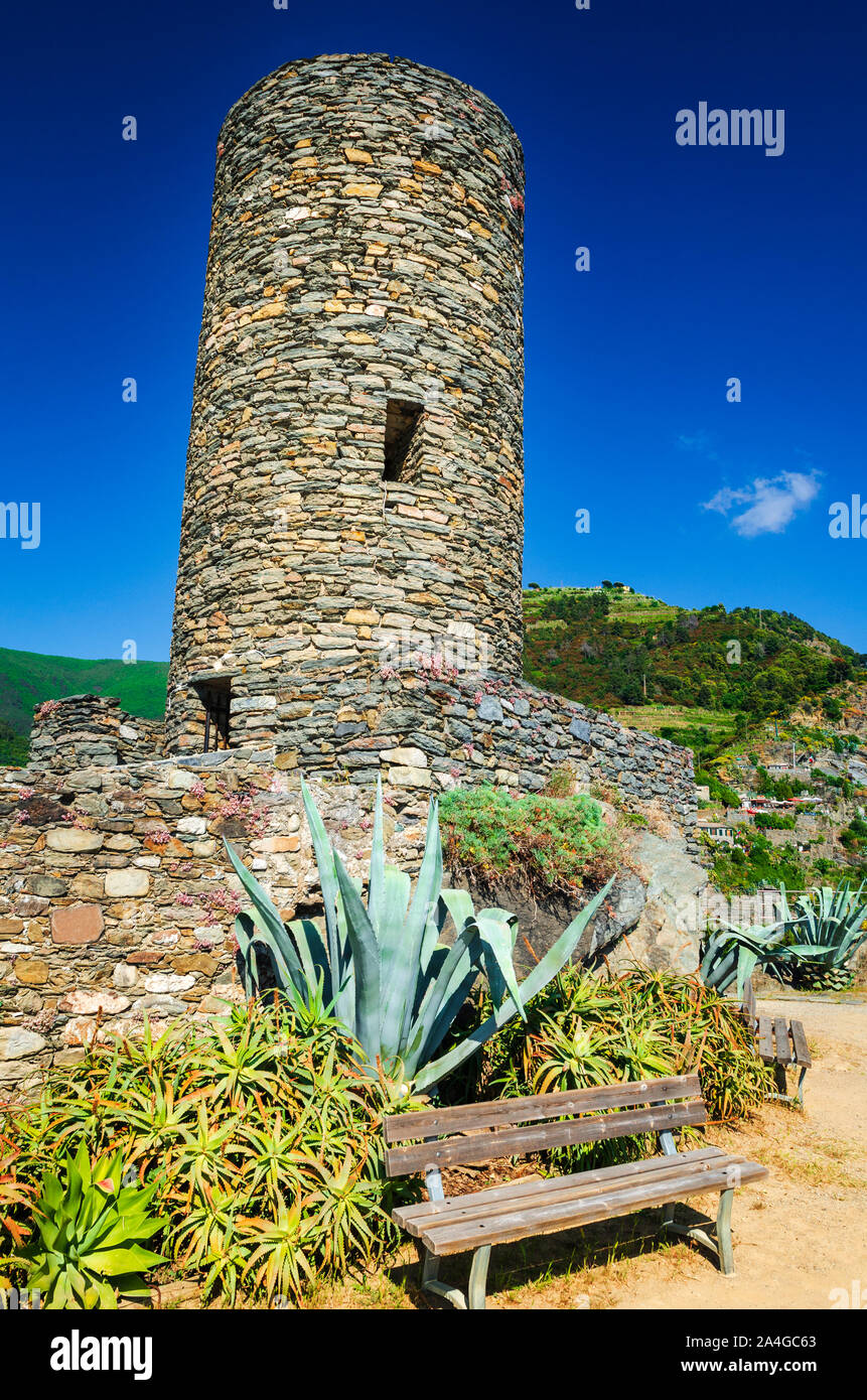Doria Castle, Cinque Terre, Liguria, Italy Stock Photo - Alamy
