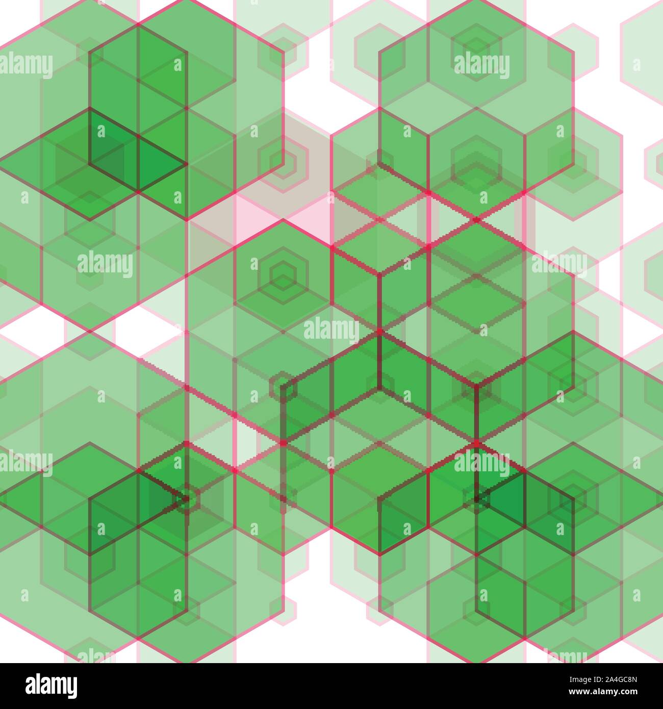 Digital lines and hexagons Stock Vector Images - Alamy