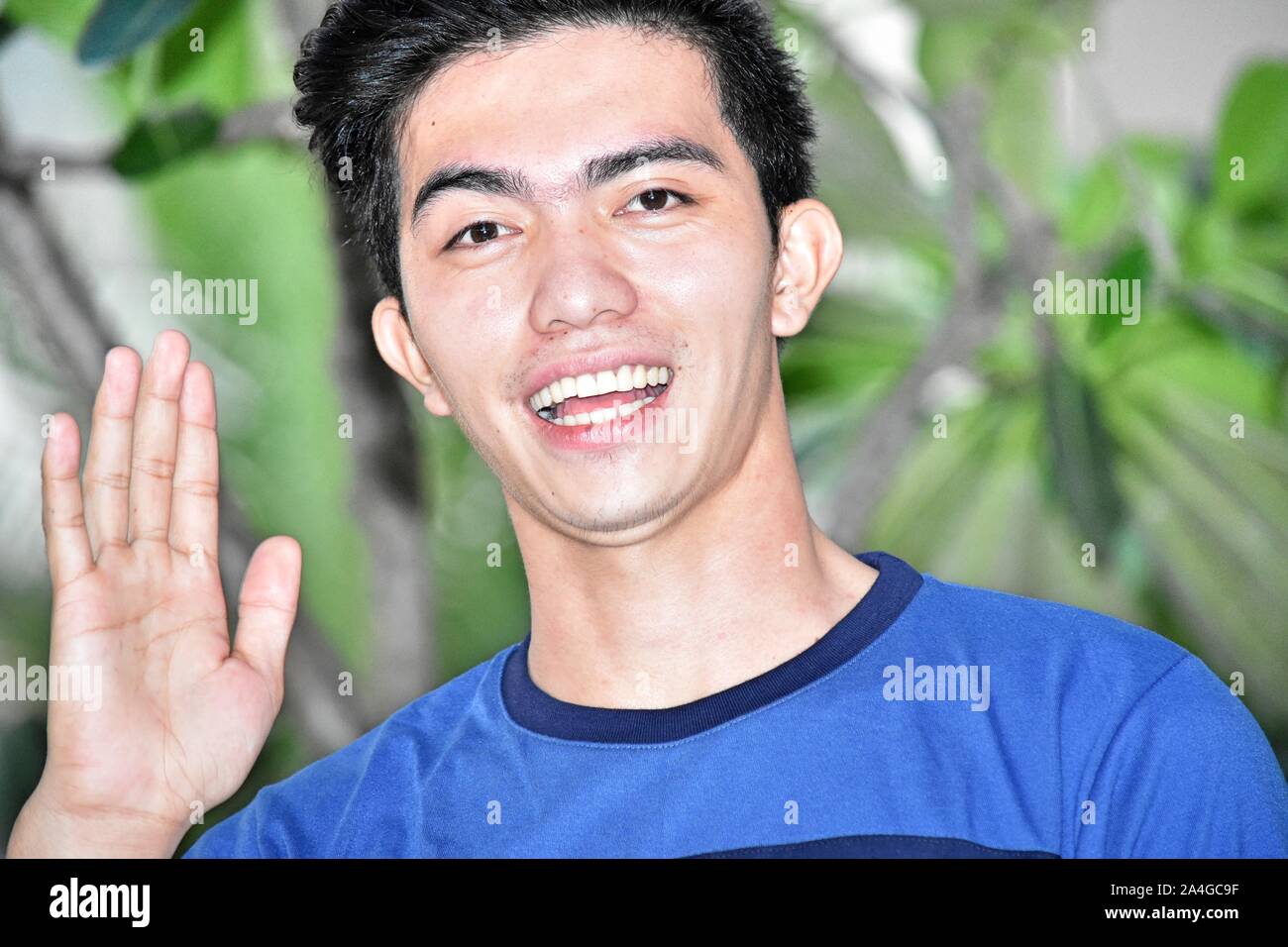 Smiling Filipino Male Stock Photo - Alamy