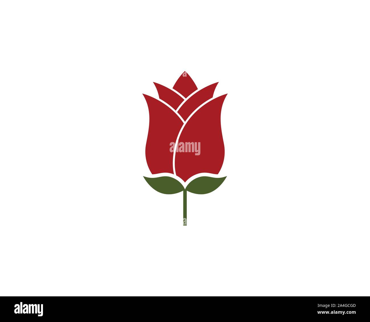 Rose logo vectors hi-res stock photography and images - Alamy