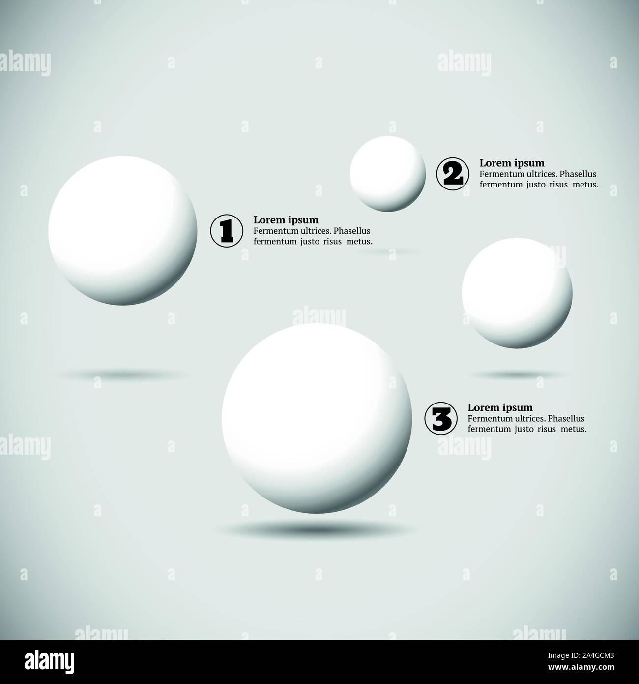 Infographics with group of flying balls Stock Vector Image & Art - Alamy