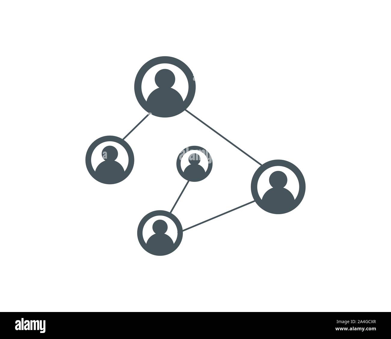 Connecting people social network icon hi-res stock photography and ...