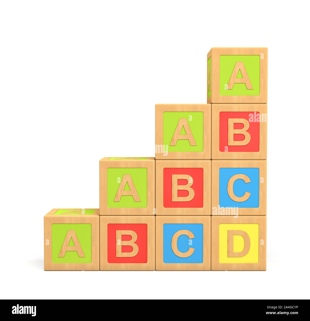 3d letters block hi-res stock photography and images - Alamy