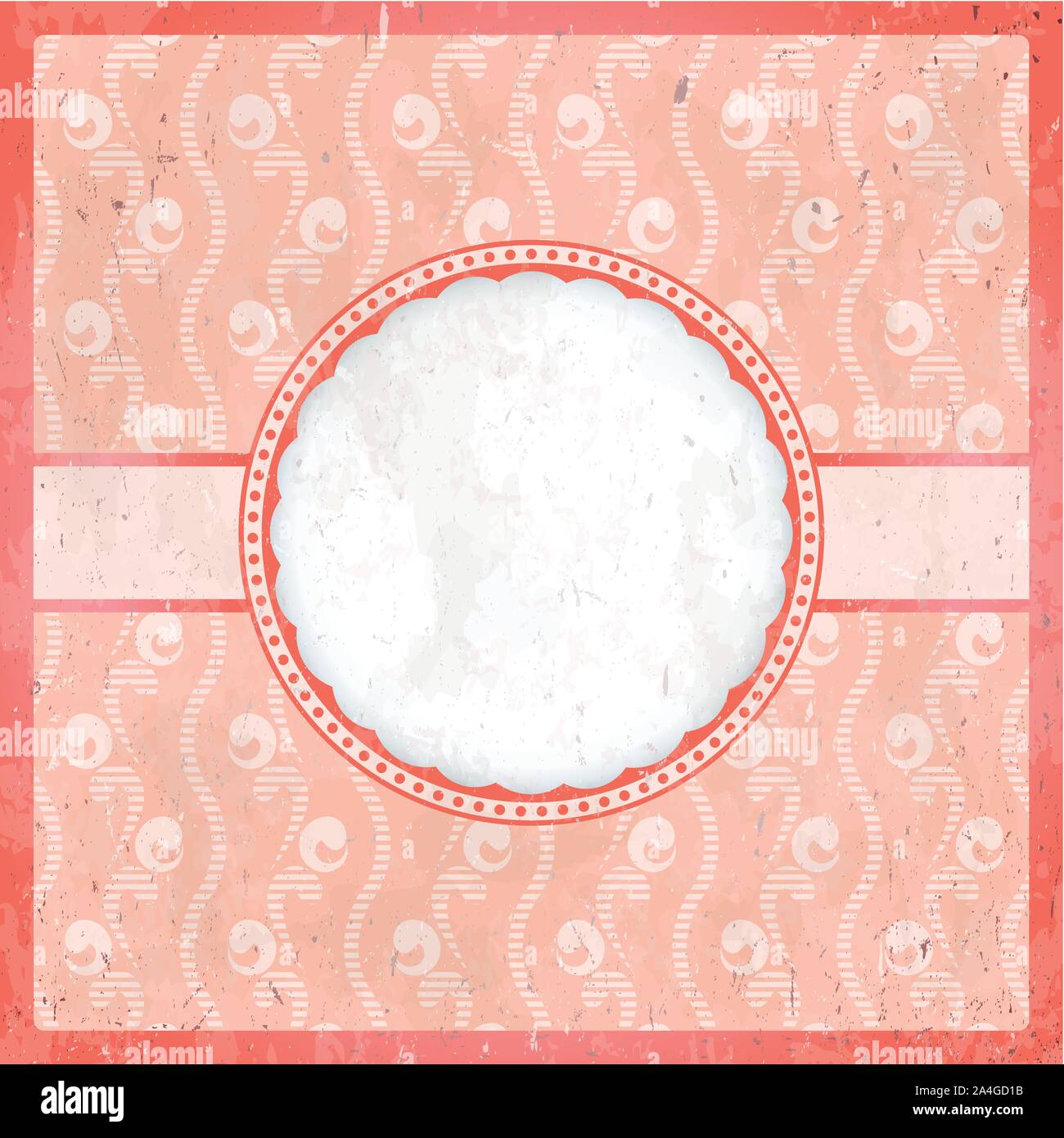 Vintage pink frame Stock Vector Image & Art - Alamy
