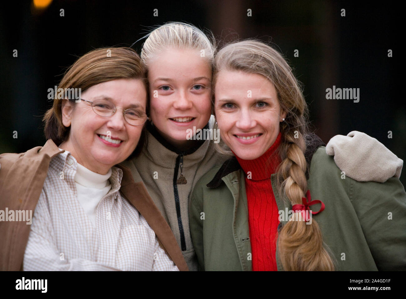 Three female generations Stock Photo - Alamy
