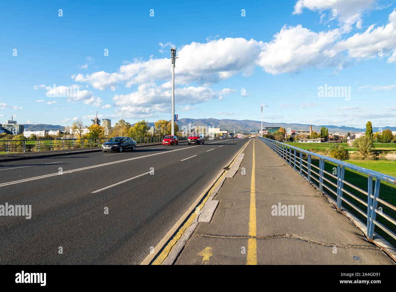 Liberty bridge road hi-res stock photography and images - Alamy