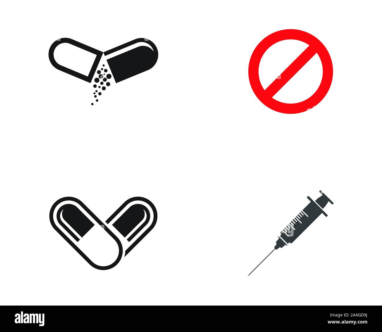 Medical Drug Vector icon Illustration design template Stock Vector ...