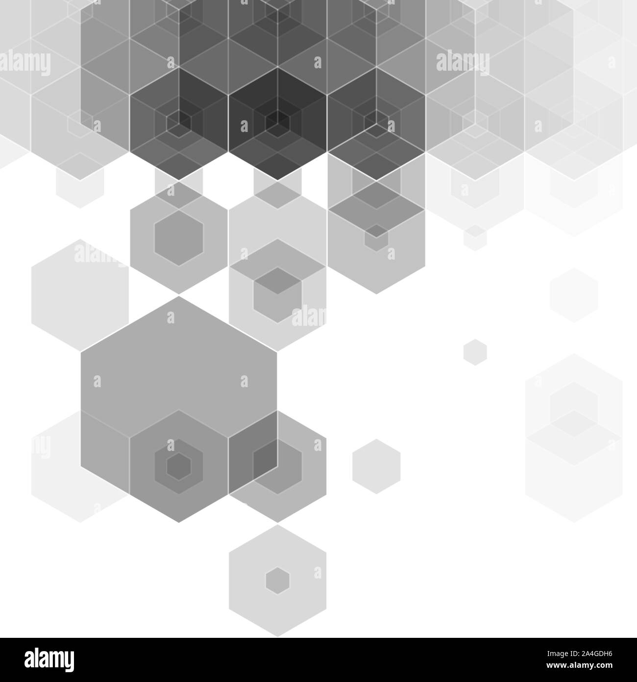 gray hexagon background. layout for advertising. template for ...