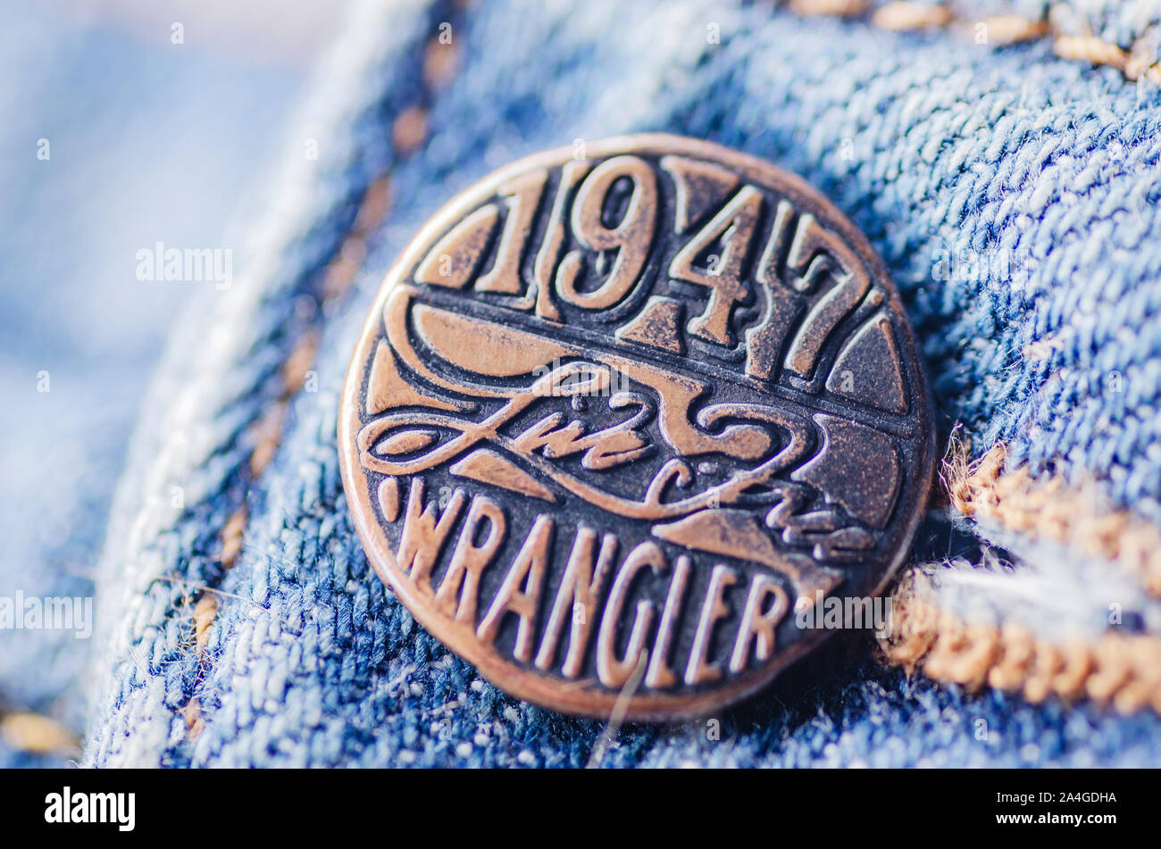 Wrangler logo hi-res stock photography and images - Alamy
