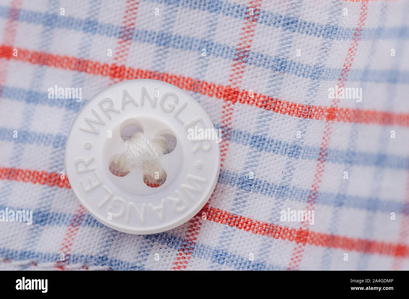Wrangler Jeans Button Repair