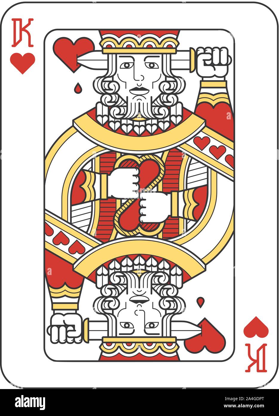 Playing cards diamonds yellow Stock Vector Images - Alamy