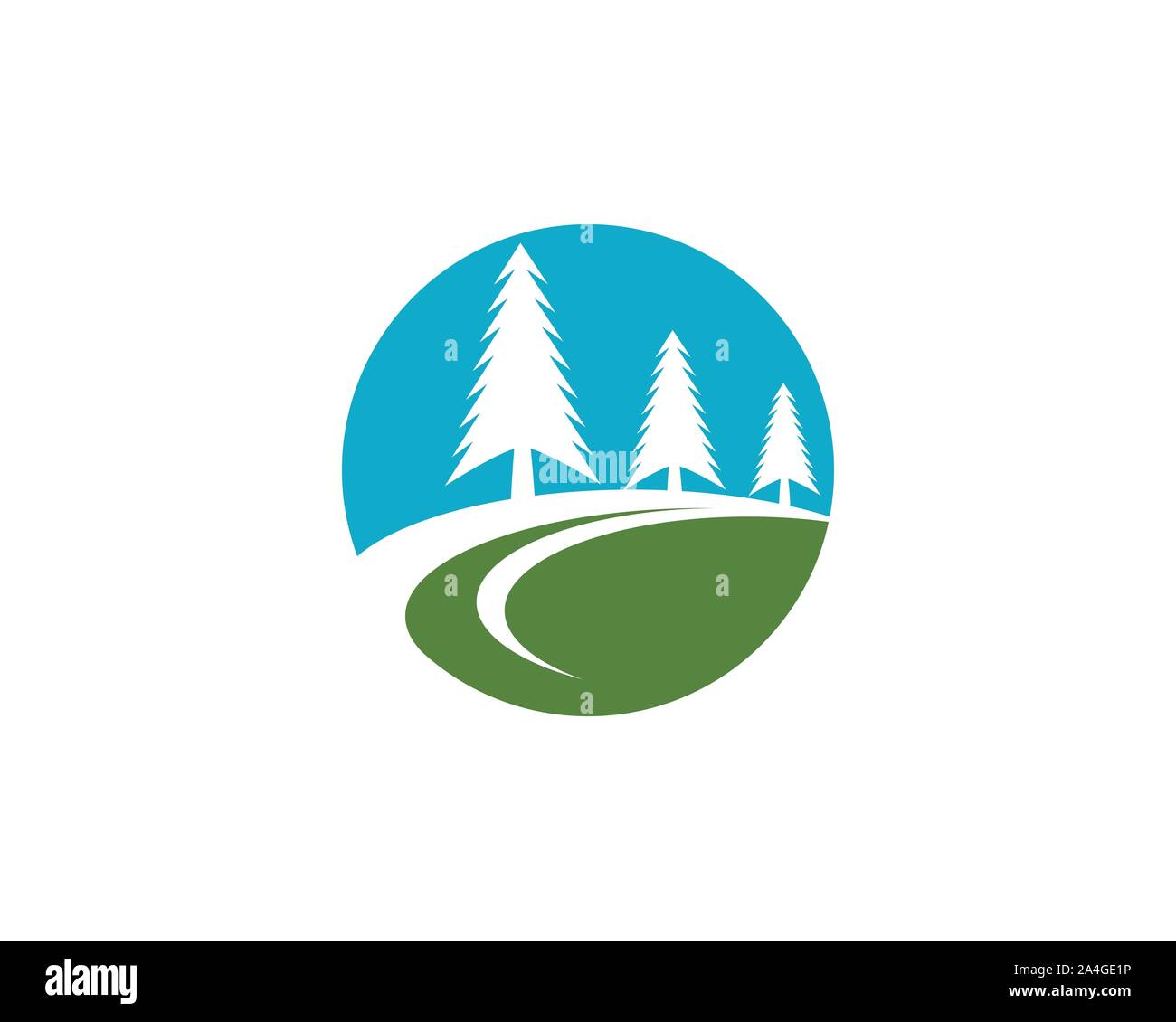 Cedar tree Logo template vector icon illustration design Stock Vector ...