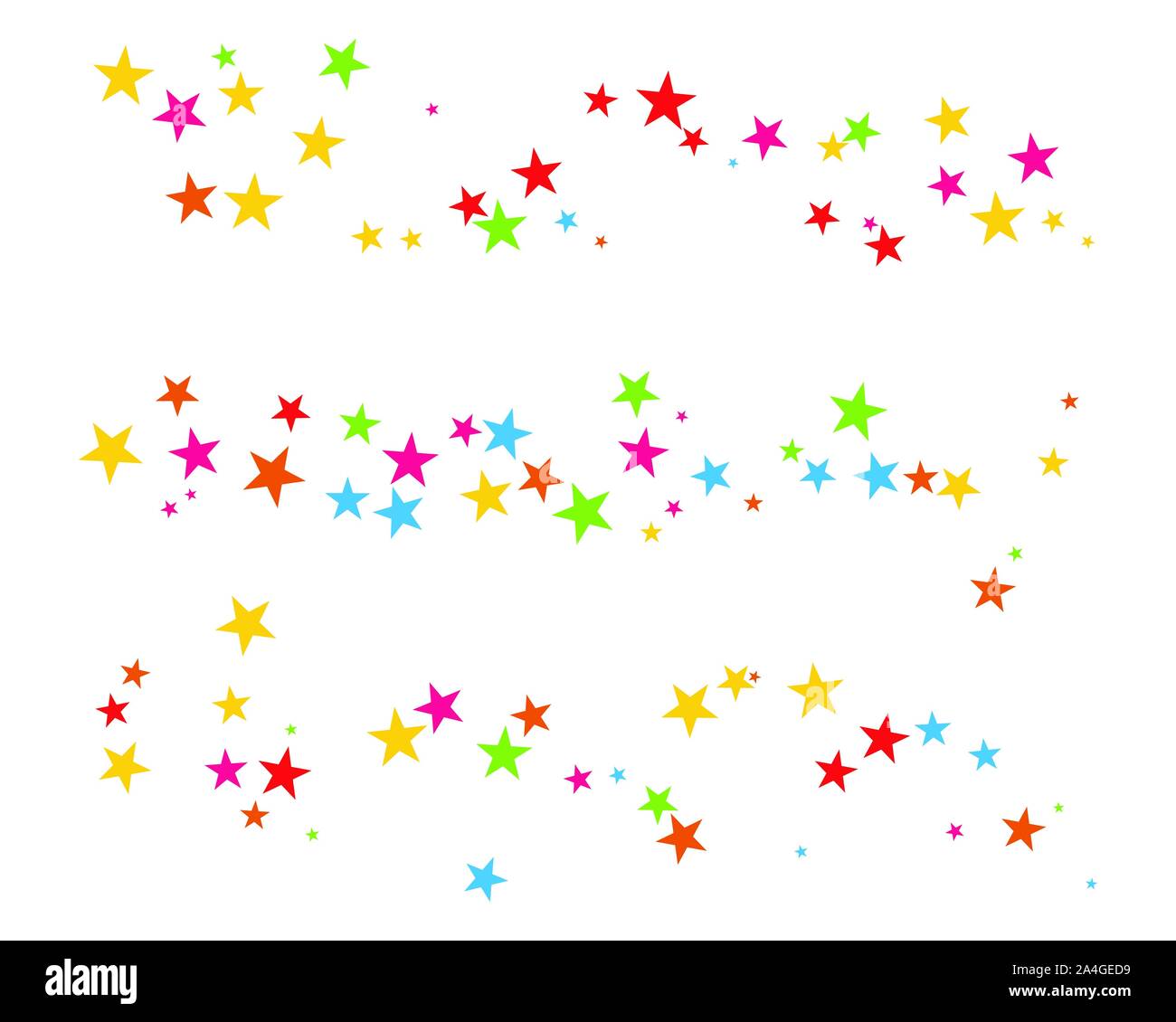 Gold color star illustration Cut Out Stock Images & Pictures - Alamy