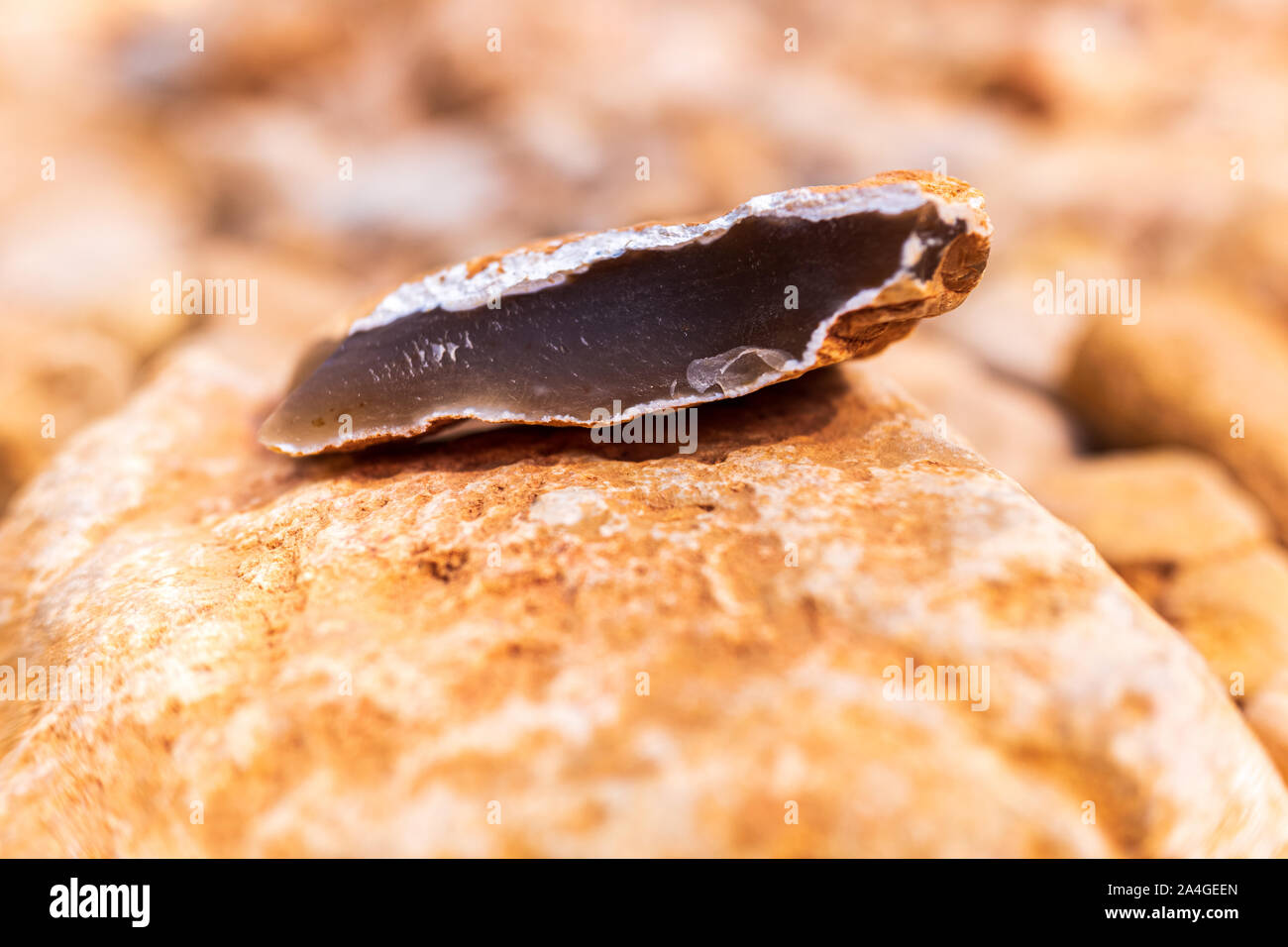 Neolithic obsidian tool hi-res stock photography and images - Alamy