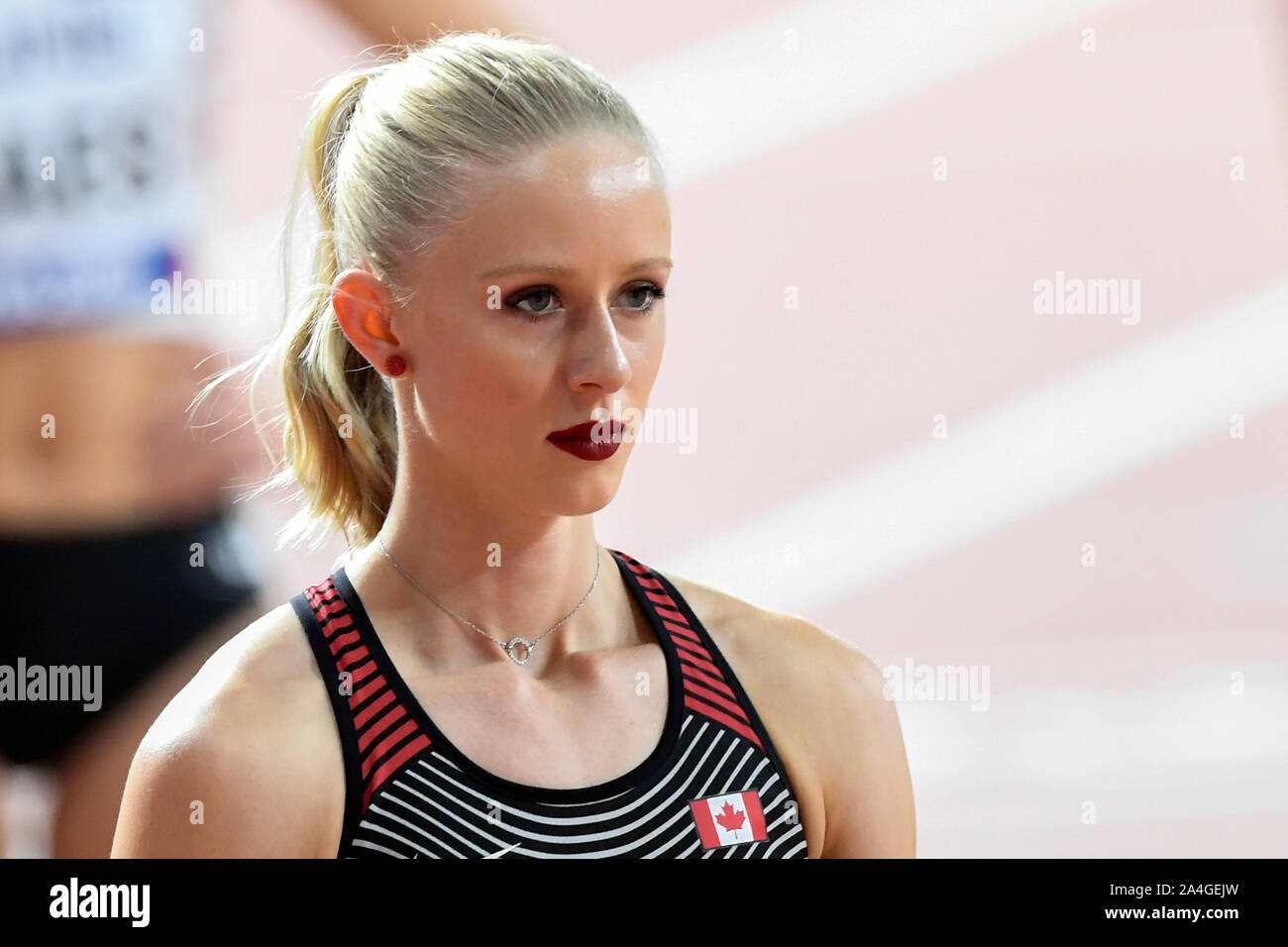 Sage Watson (Canada). 400 metres hurdles women Semifinal. IAAF World ...