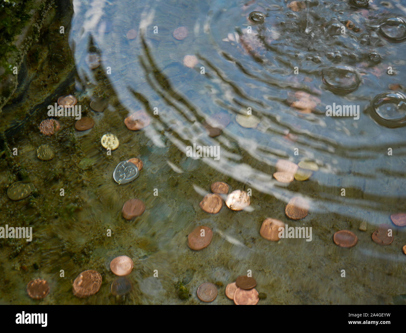 Throw coins well hi-res stock photography and images - Alamy