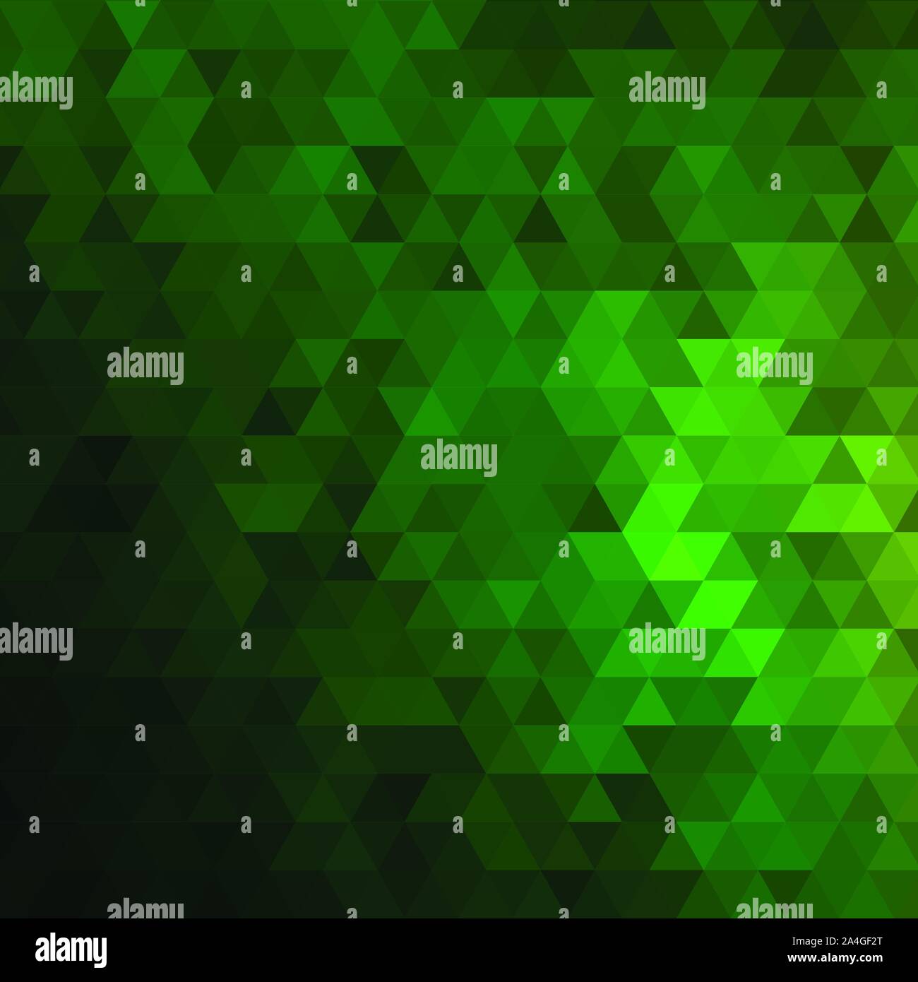 green triangular background. polygonal style. layout for advertising ...
