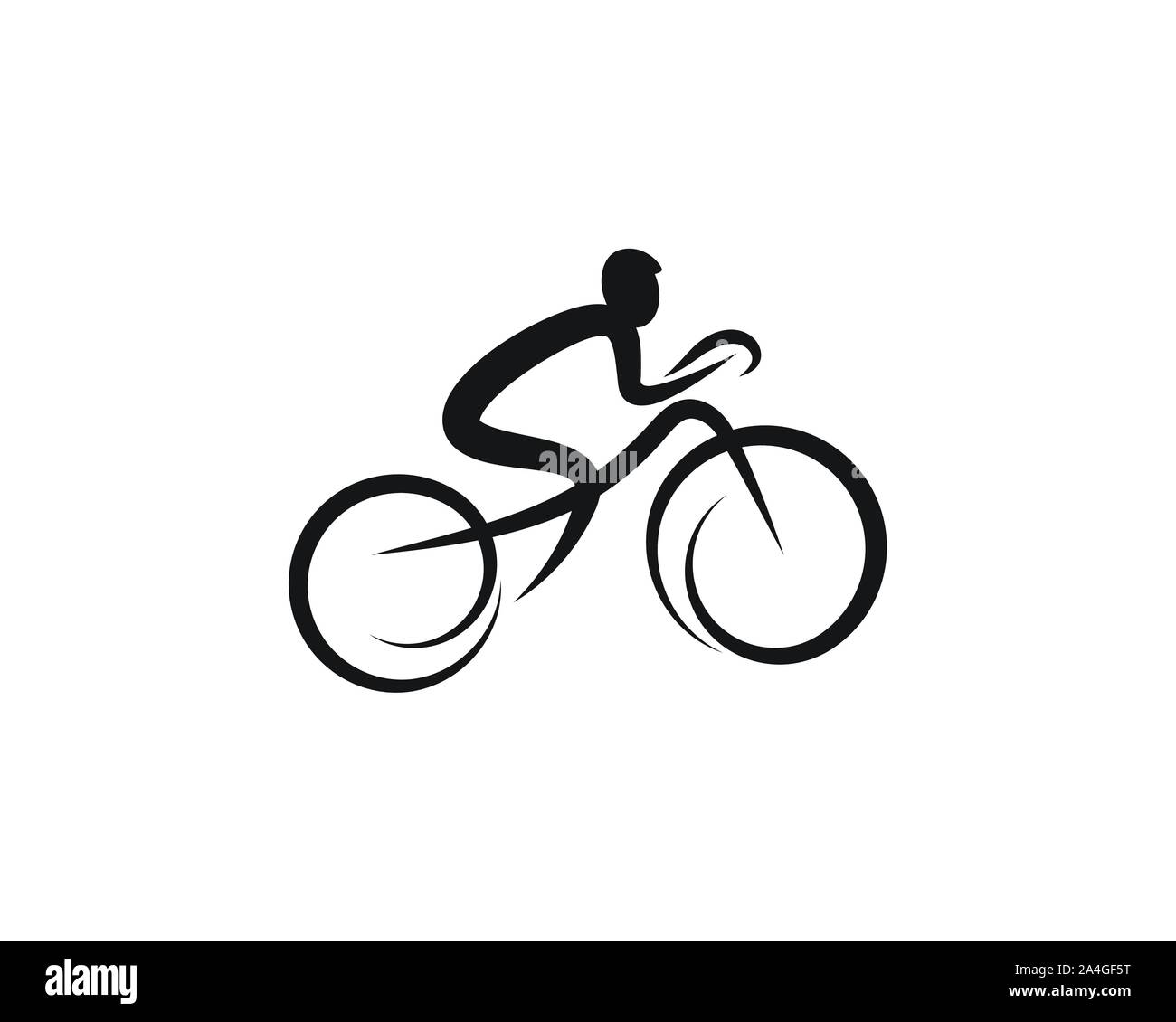 Bike logo icon design template vector illustration Stock Vector Image ...