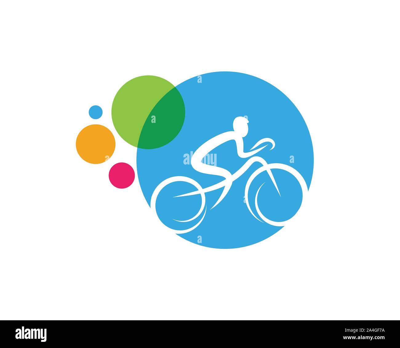 Bike logo icon design template vector illustration Stock Vector Image ...