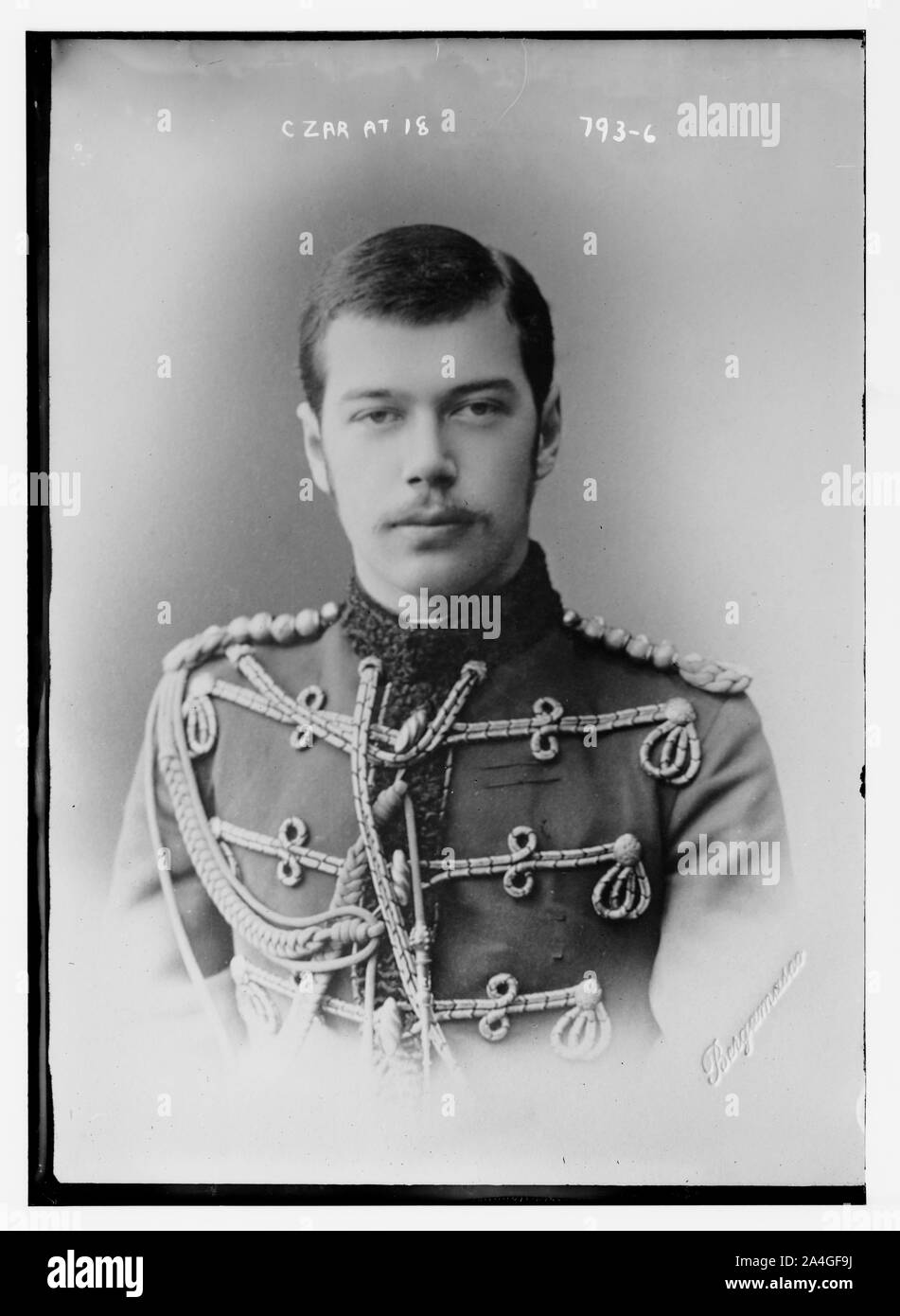 Czar at 18, in uniform Stock Photo - Alamy