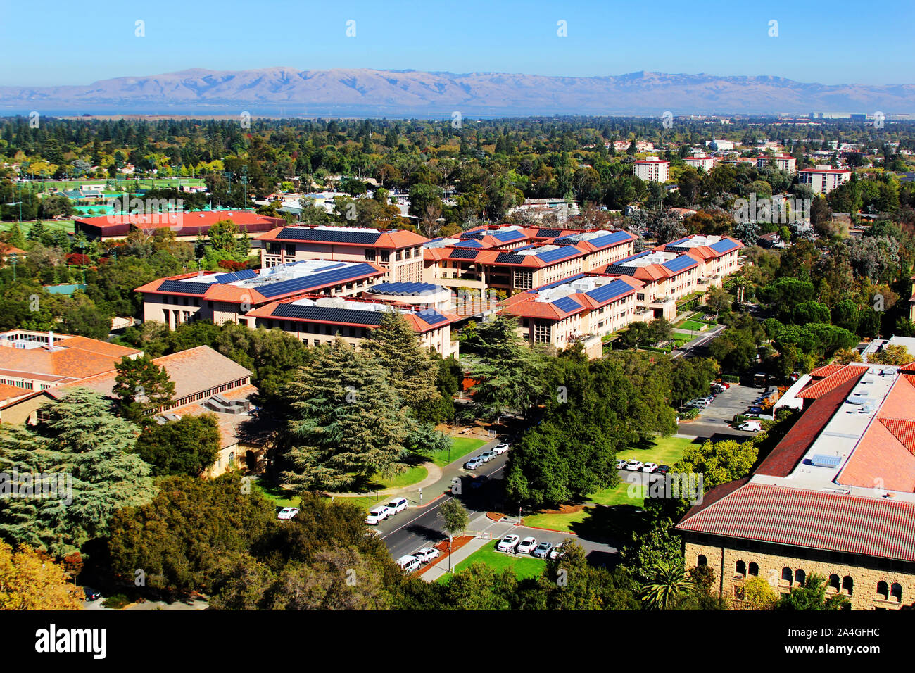 Main view Architecture in Stanford University Stock Photo - Alamy