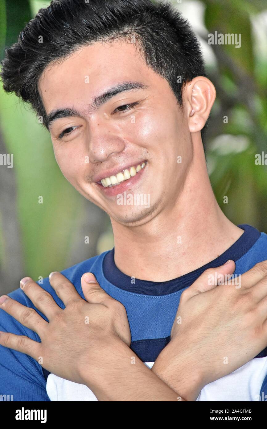 Handsome Filipino Adult Male In Love Stock Photo - Alamy