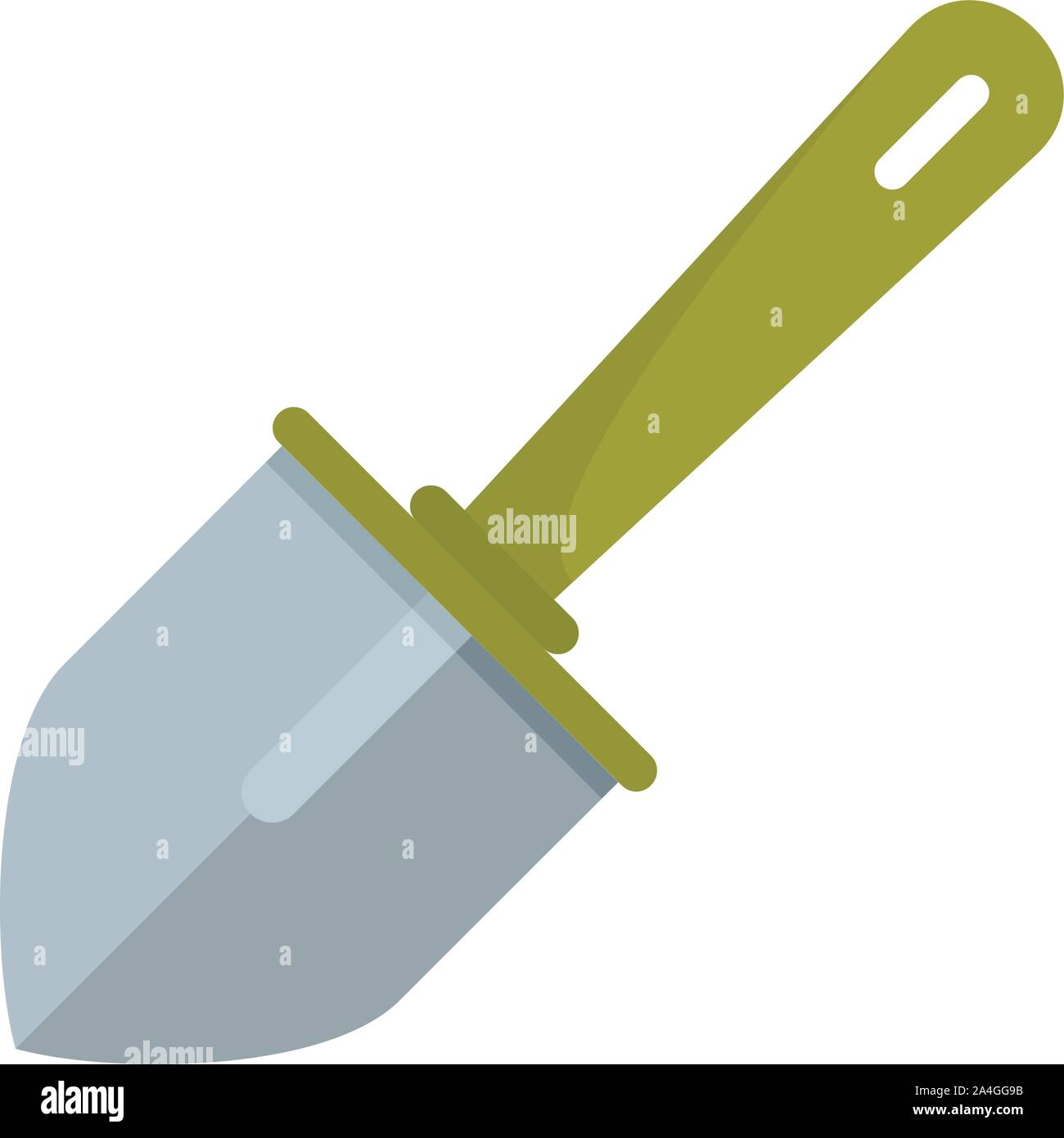 Hand shovel icon. Flat illustration of hand shovel vector icon for web ...