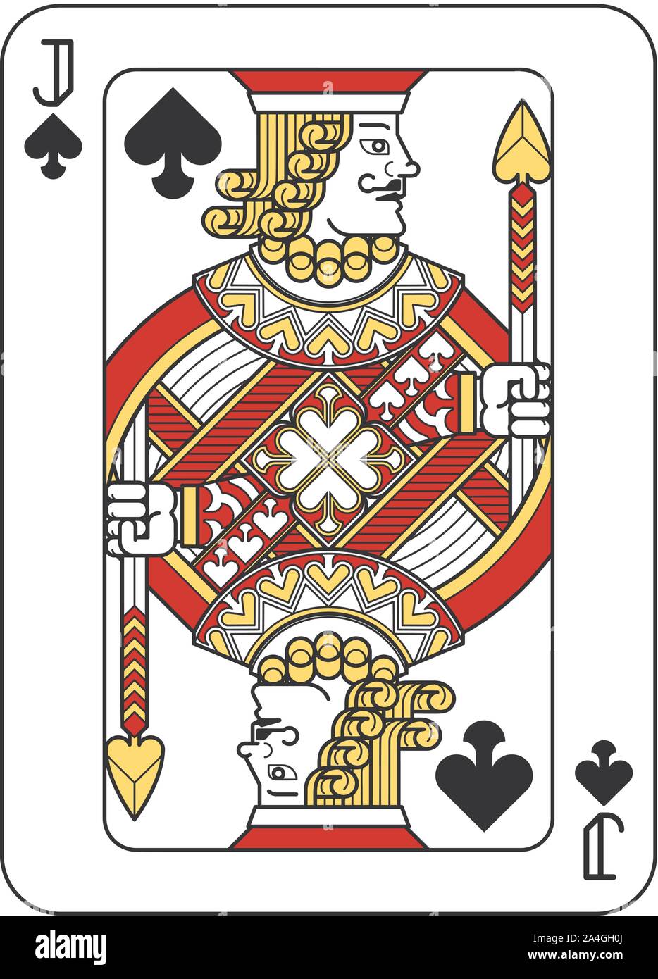 Jack of spades Stock Vector Images - Alamy