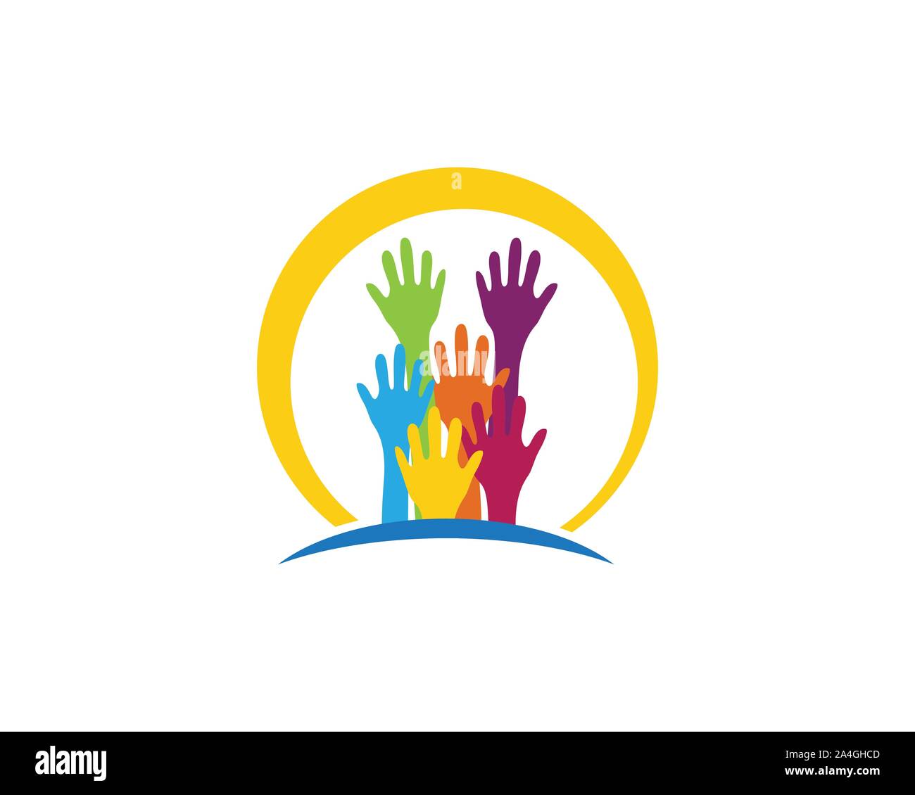 Helping Hands Business Icon