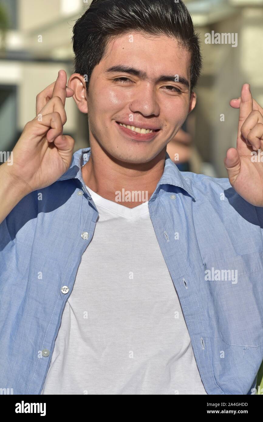 Lucky male hi-res stock photography and images - Alamy