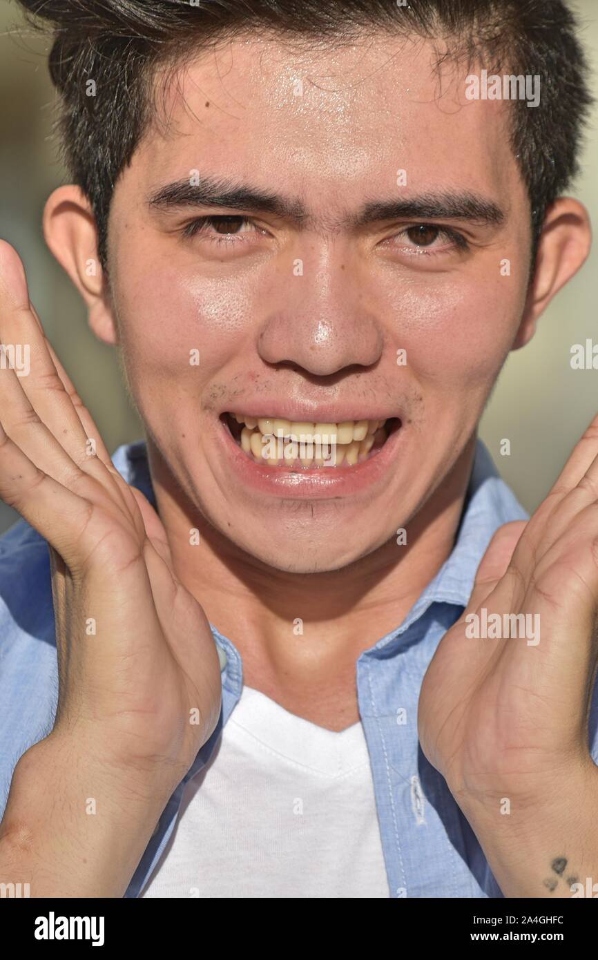 Surprised male hi-res stock photography and images - Alamy