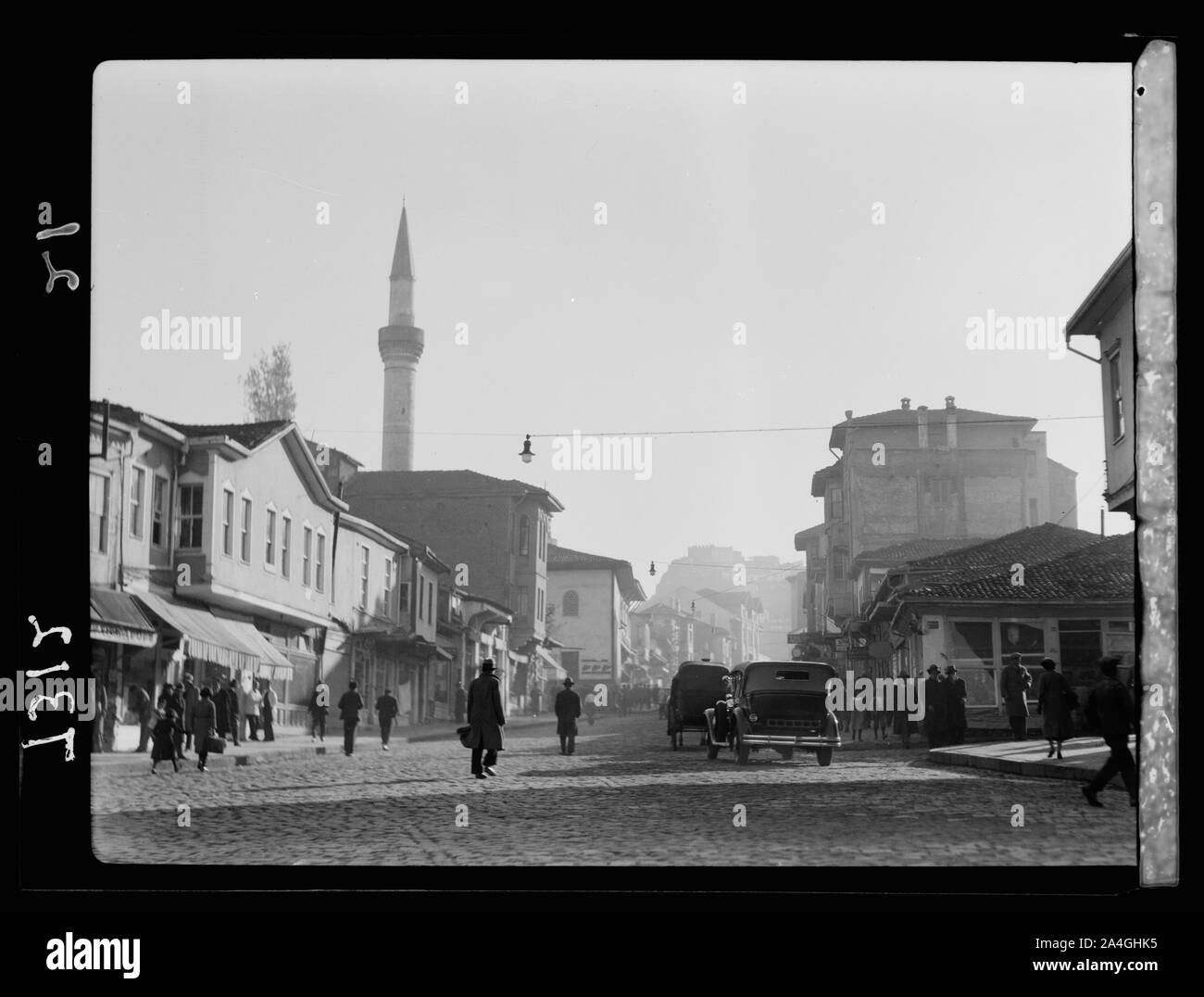 Castle in distance Black and White Stock Photos & Images - Alamy