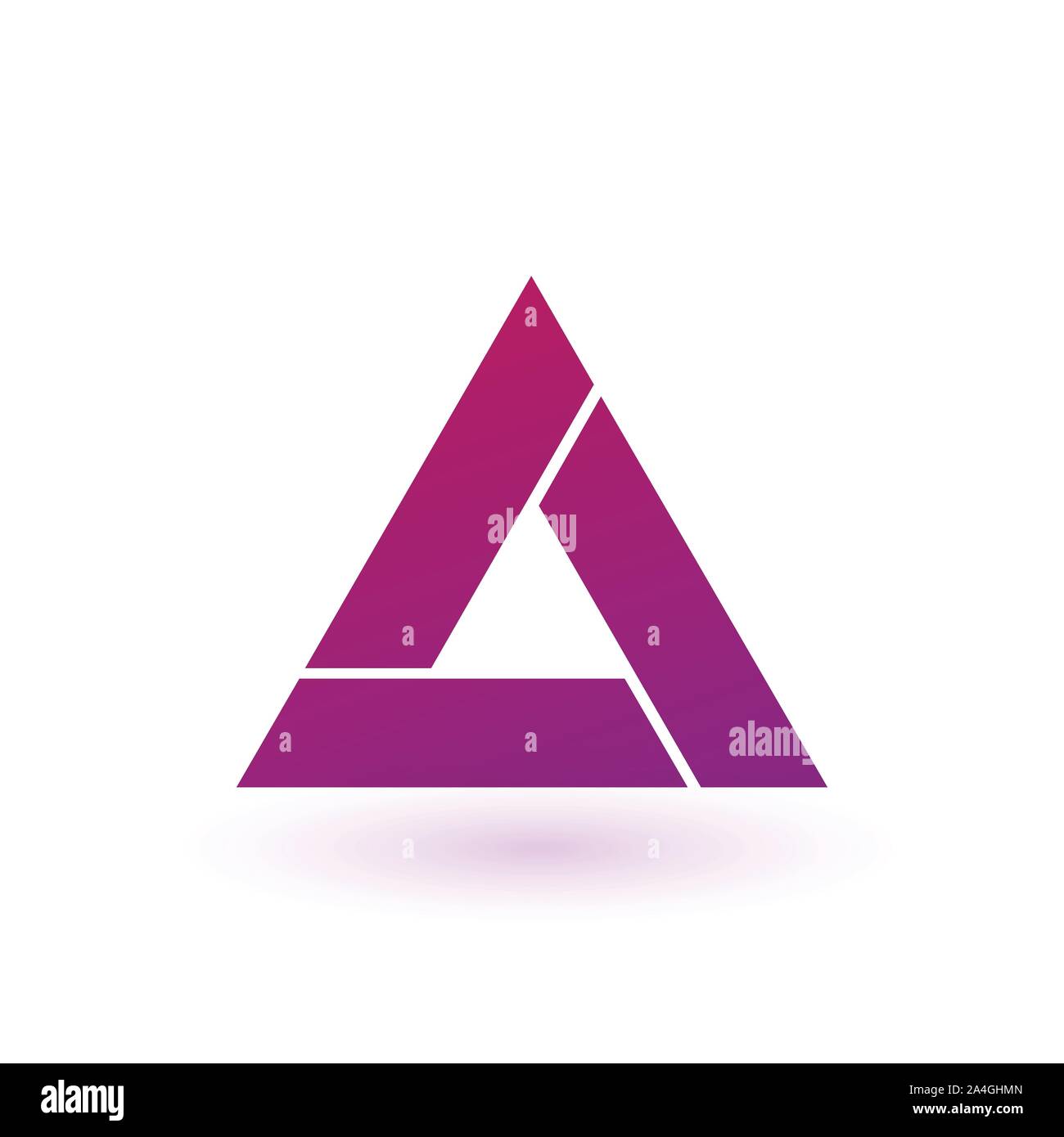 Design triangle logo element. Stock vector illustration isolated Stock ...