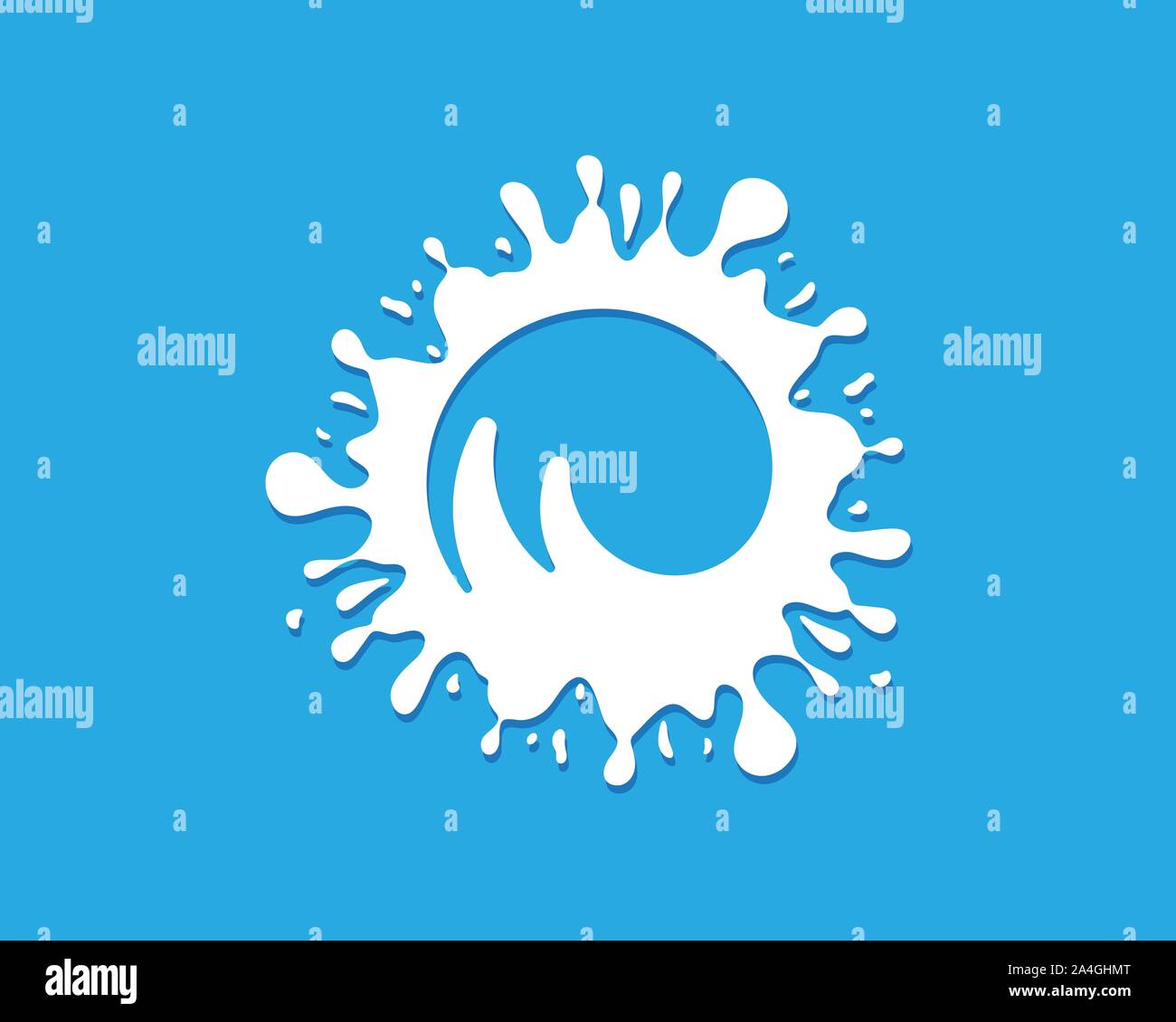 splash vector icon illustration design element template Stock Vector ...