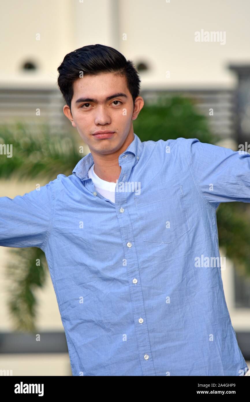 Posing Filipino Person Stock Photo - Alamy