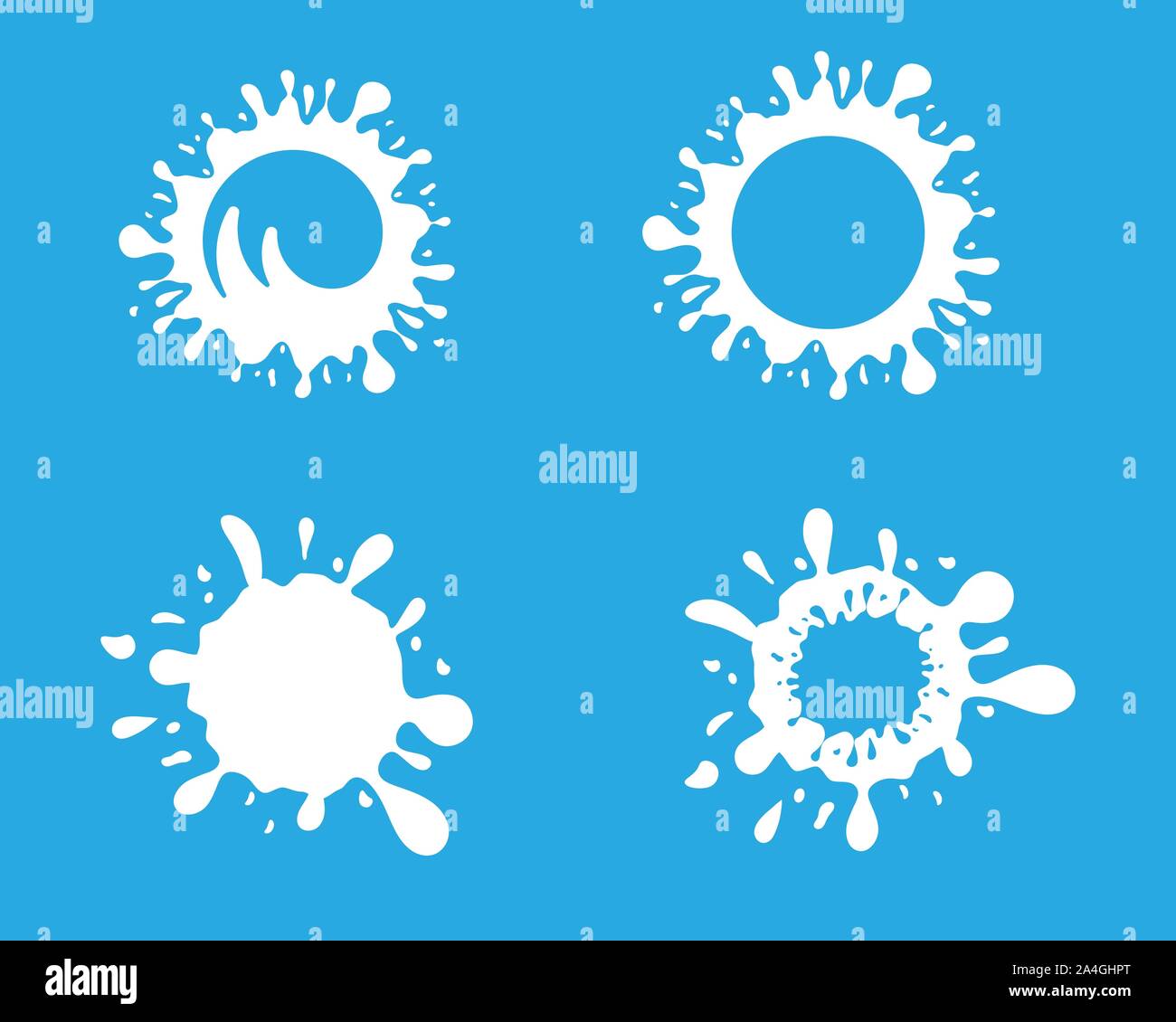 splash vector icon illustration design element template Stock Vector ...