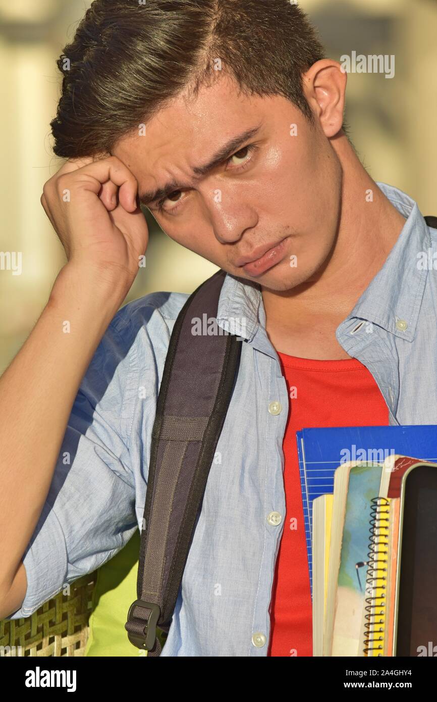 Student And Confusion Stock Photo - Alamy