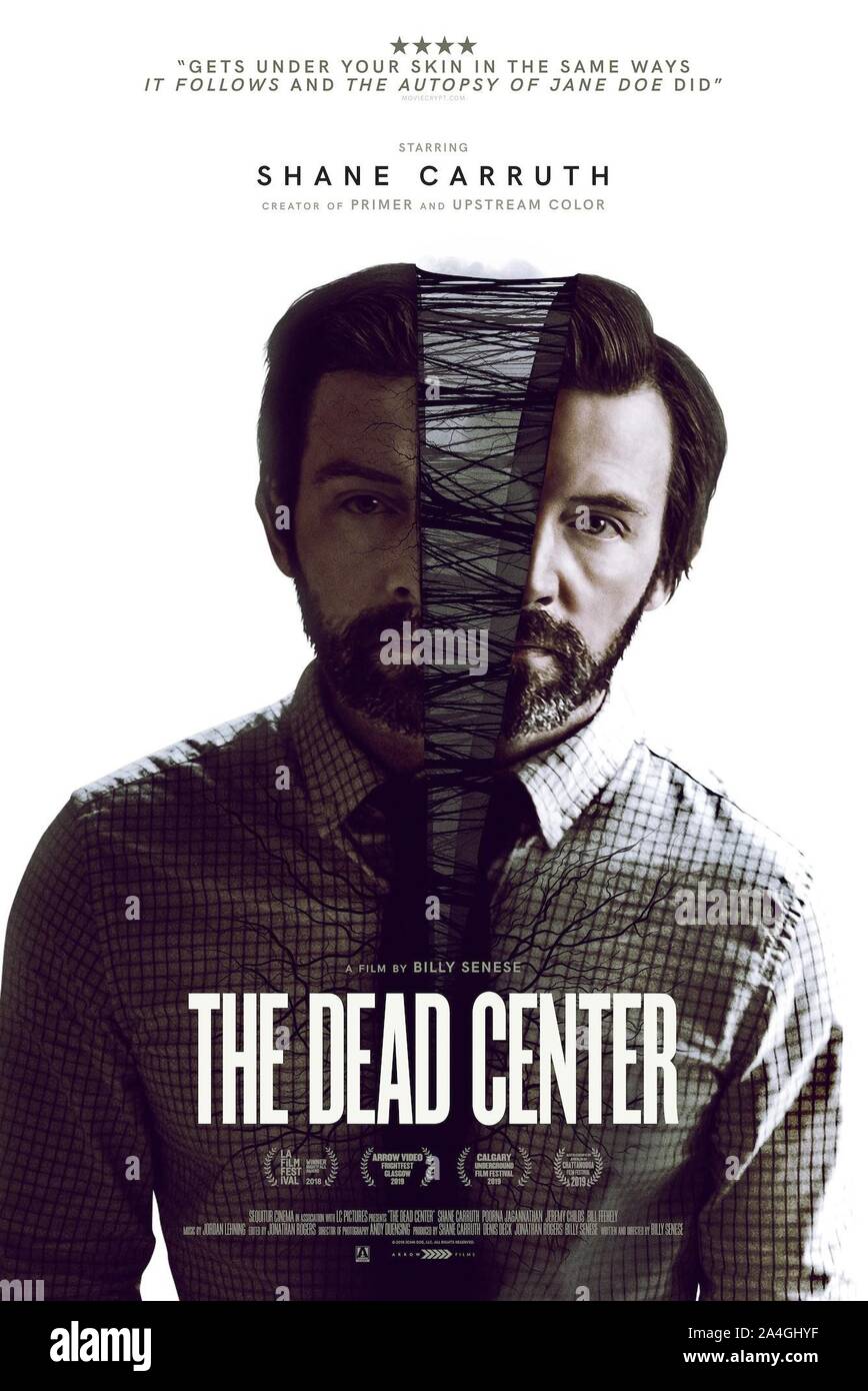 THE DEAD CENTER, US poster, Shane Carruth, 2018. © Arrow Video ...