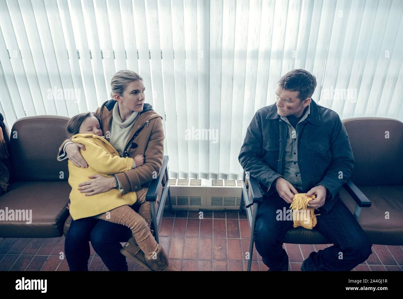 FRACTURED, from left: Lucy Capri, Lily Rabe, Sam Worthington, 2019. ph ...