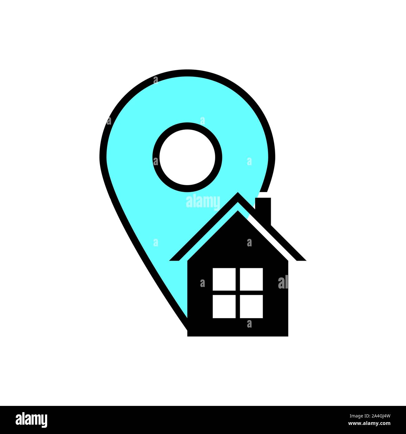 Placeholder flat symbol or location vector icon Stock Vector Image ...