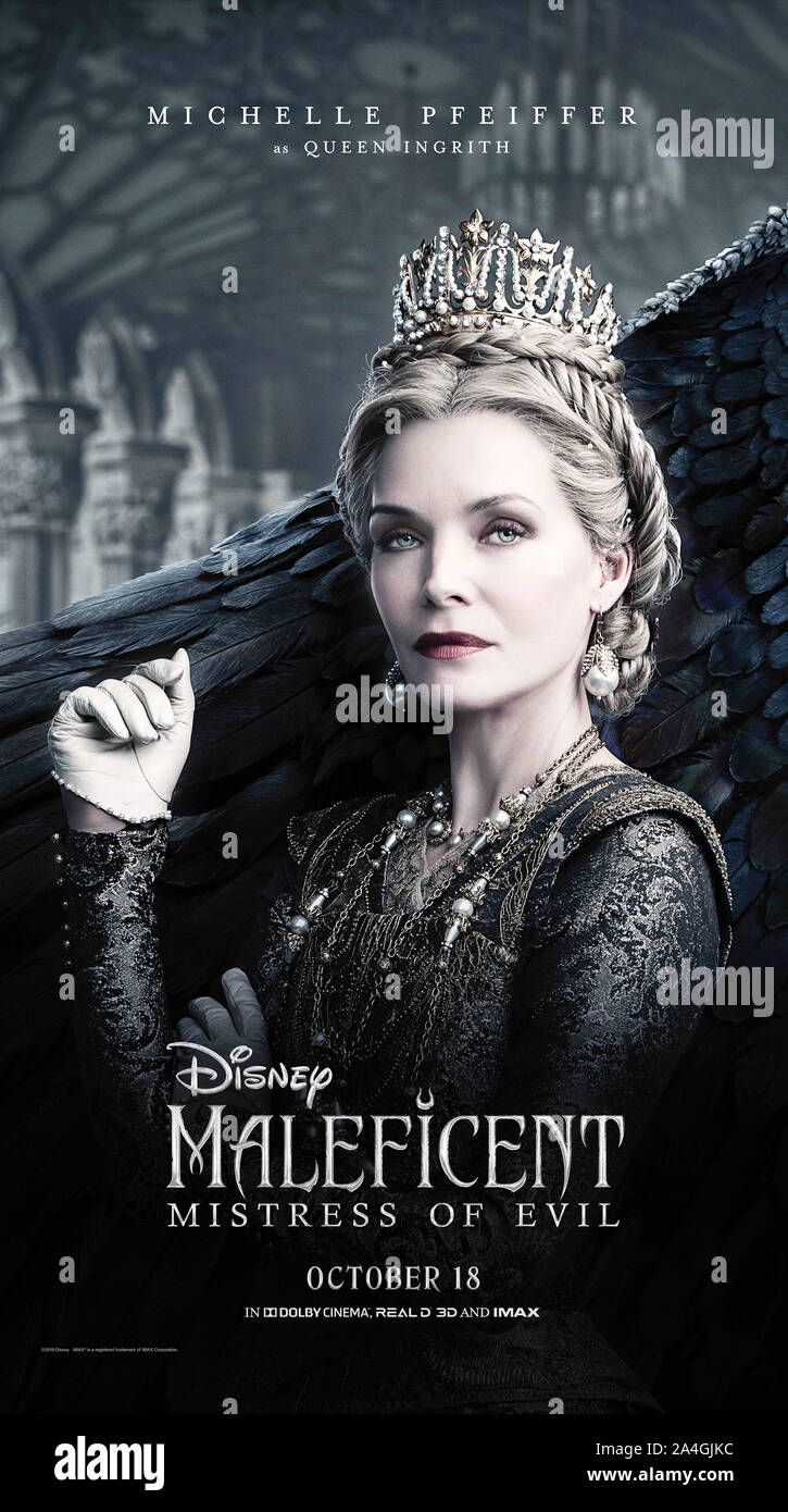 MALEFICENT: MISTRESS OF EVIL, US character poster, Michelle Pfeiffer as ...
