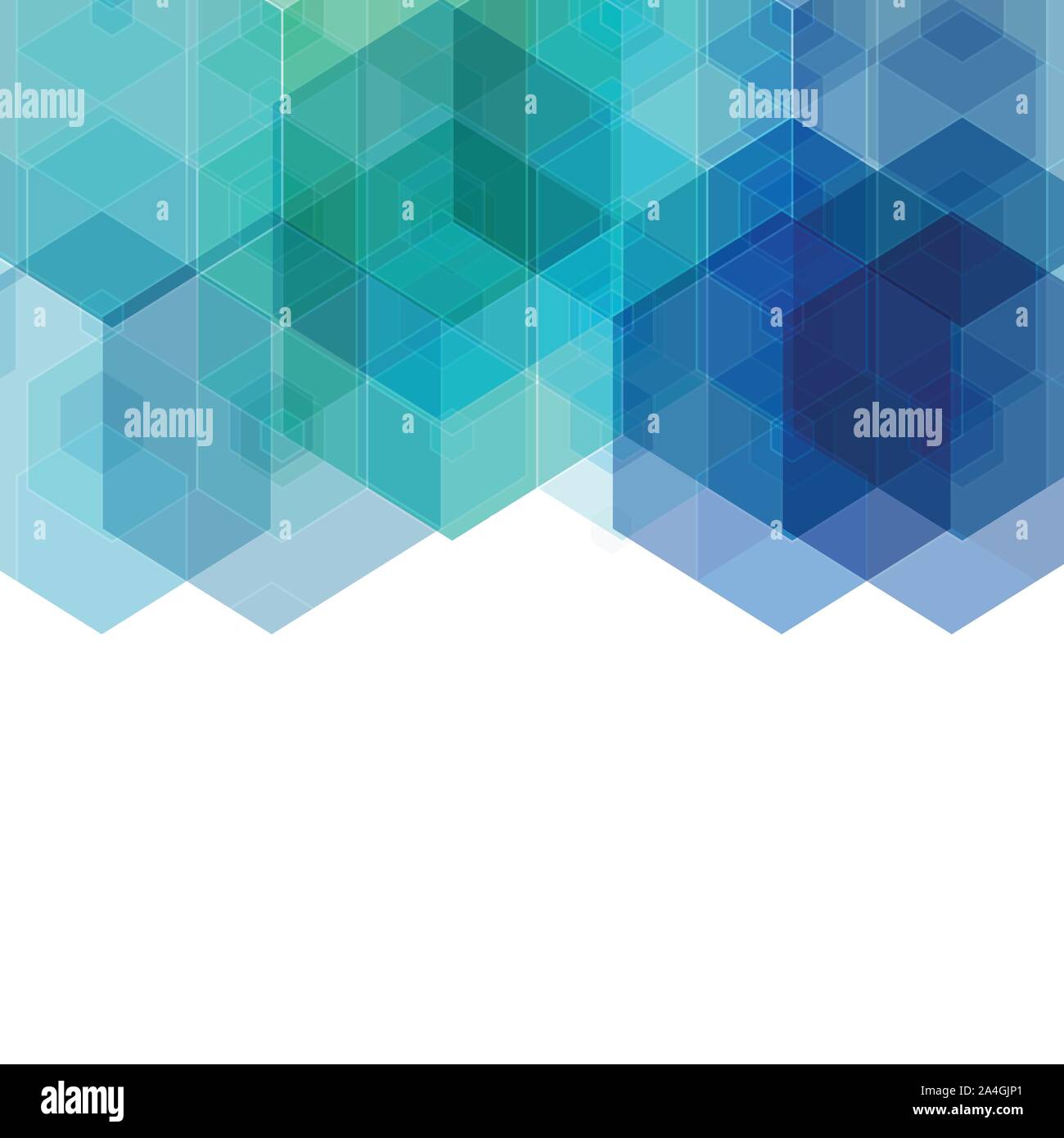 blue colorful hexagon background. polygonal style. layout for ...