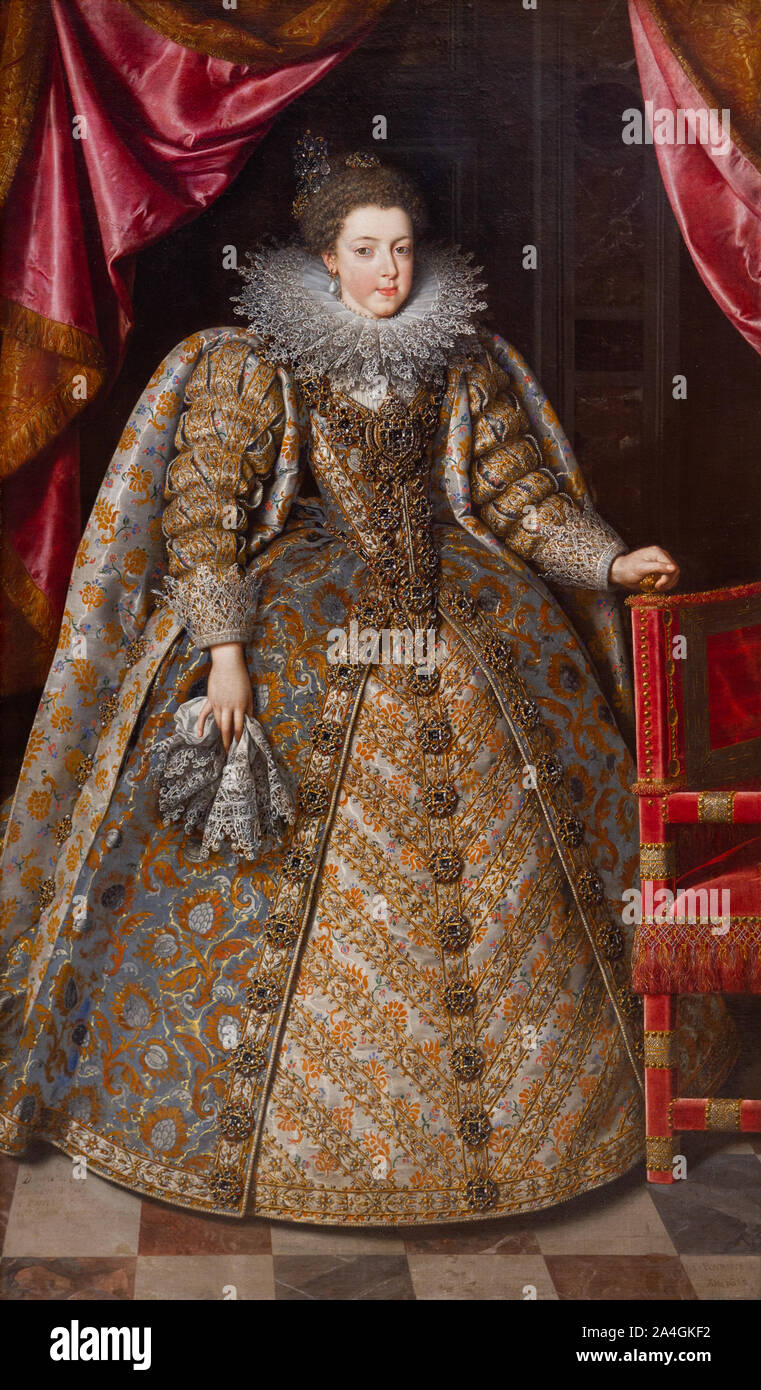 "Elisabeth of France" by Frans Pourbus (1569-1622). Museum of Fine Arts ...