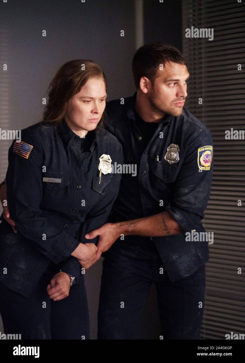 9-1-1, (aka 911), from left: Ronda Rousey, Ryan Guzman, 'Searchers ...