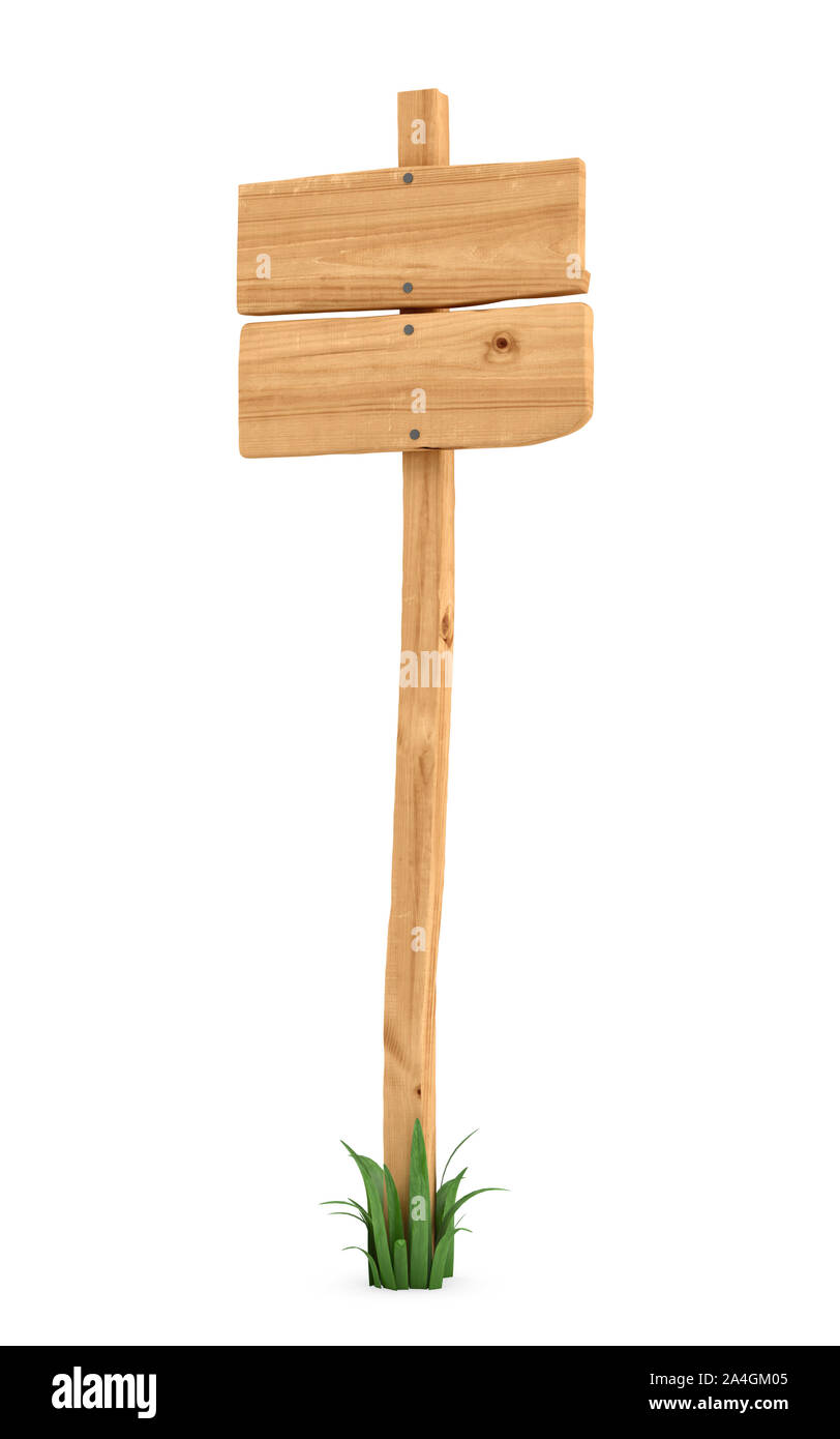 Two way sign board Cut Out Stock Images & Pictures - Alamy